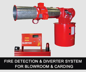 Fire Detection & Diverter System For Blow room & Carding | Vetal